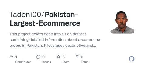 GitHub Tadeni Pakistan Largest Ecommerce This Project Delves Deep Into A Rich Dataset