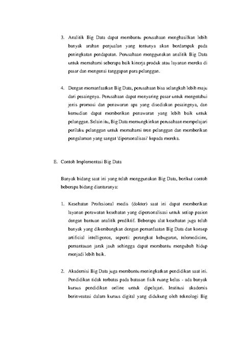 Bab 12 Big Data 10 Contoh Implementasi Big Data Analitik Big Data
