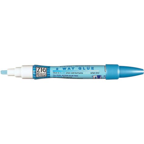 Zig 2 Way Glue Pen Chisel Tip 4mm 12pk