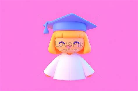 졸업가운을 입은 젊은 학자들 일러스트 무료 다운로드 Lovepik