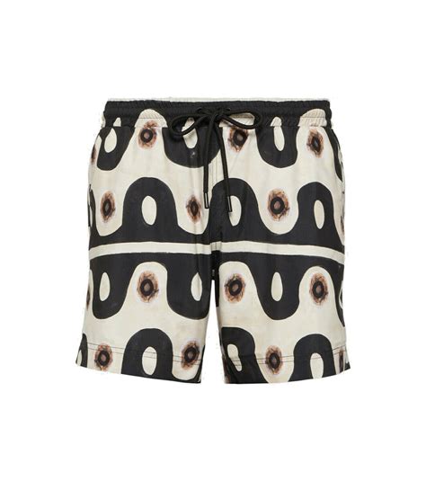 Commas Printed Swim Trunks Commas
