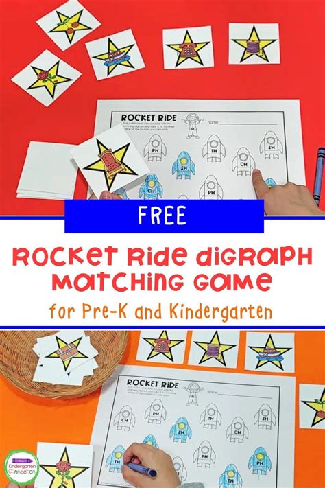 Rocket Ride Digraph Matching Game Artofit