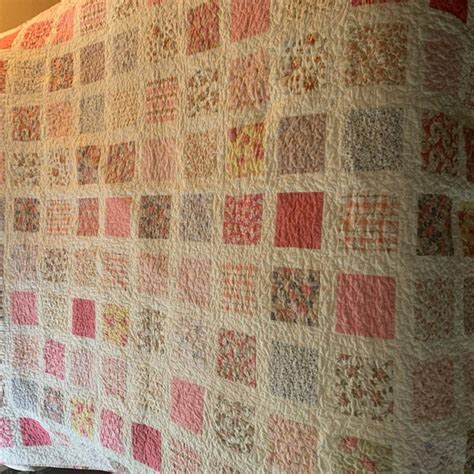 Curious Garden Whimsical Patchwork Twin Quilt One Of A Kind Etsy