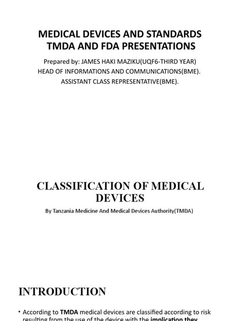 Mt 6312 Classification Of Medical Devices Pdf