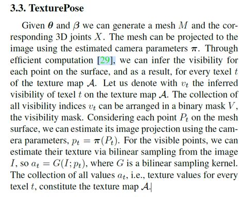 How To Generate Texture Map From Smpl Parameters And Corresponding Rgb