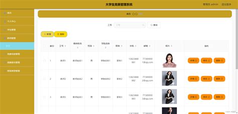 【开源】大学生竞赛管理系统 Javavuespringbootmysql Csdn博客