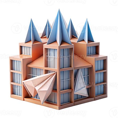 Wonderful Artistic Origami Inspired Building Folded Planes Geometric