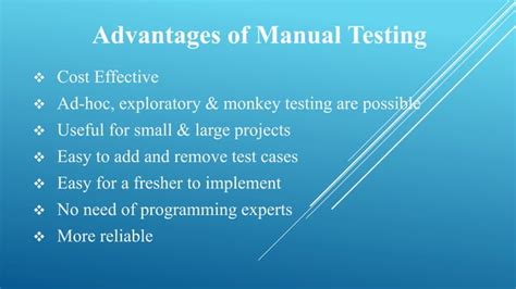 Manual Vs Automation Testing Pptx Computer Software And