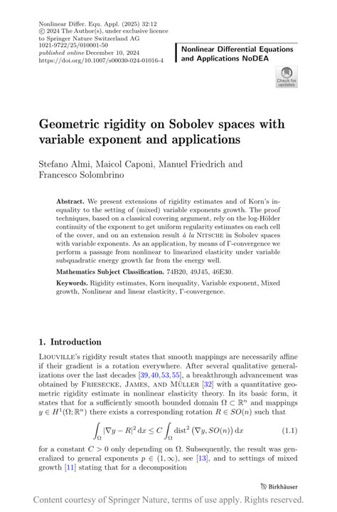 geometric rigidity on sobolev spaces with variable exponent and