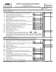 Irs Form 6765 Fill Out Sign Online And Download Fillable Pdf