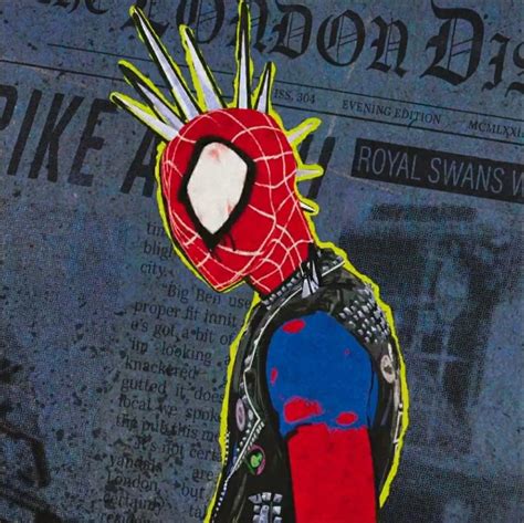 Hobie Brown Spider Punk Spiderman Drawing Spider Art Spiderman Art