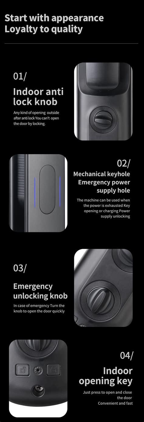 Voice 3d Face Recognition Smart Door Lock With Video Intercom Feature Smart Living And Technology