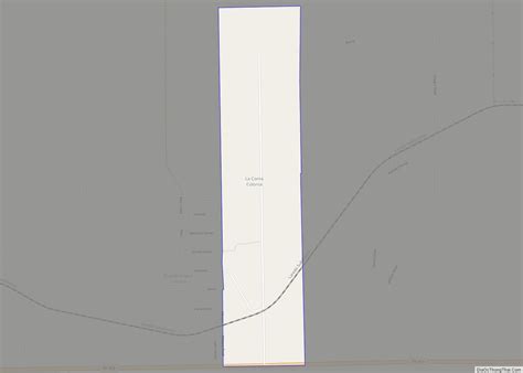 Map Of La Coma Cdp Thong Thai Real