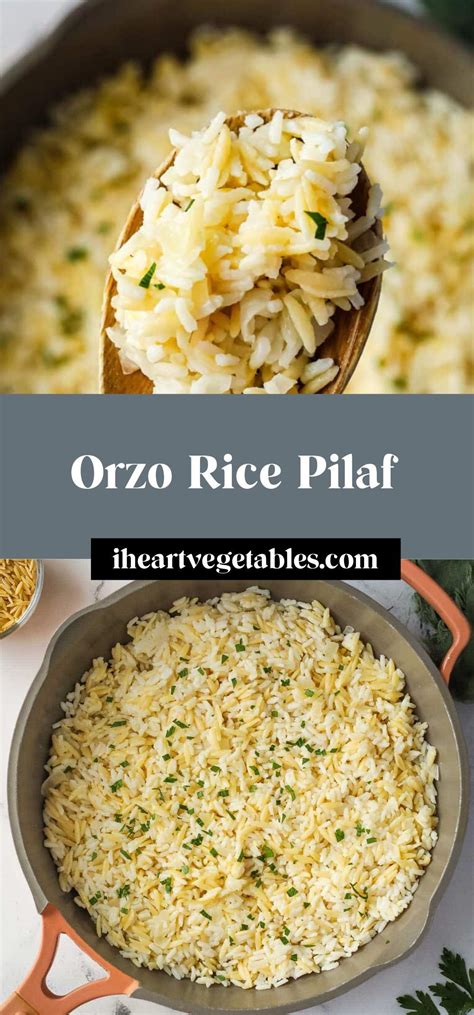 Orzo Rice Pilaf Rice Pilaf With Orzo Pasta Rice Pilaf With Orzo And