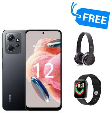 XIAOMI Redmi Note 12 6 67 6GB 128GB 50MP Dual Sim HEADPHONES WATCH Price From Jumia In