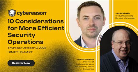 10 Considerations For More Efficient Security Operations