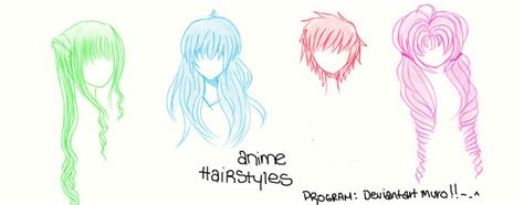 Anime Hairstyles By Nguyen15 On Deviantart