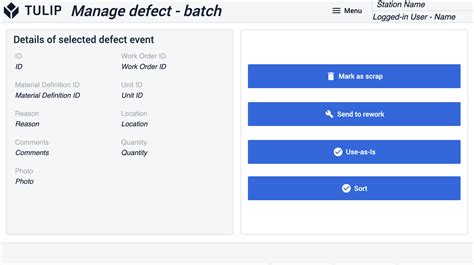 Quality Management Dashboard