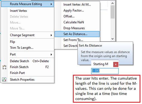 Set M Values To Cumulative Length Of Line Via Sql Esri Community
