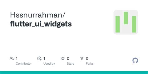 Github Hssnurrahmanflutteruiwidgets