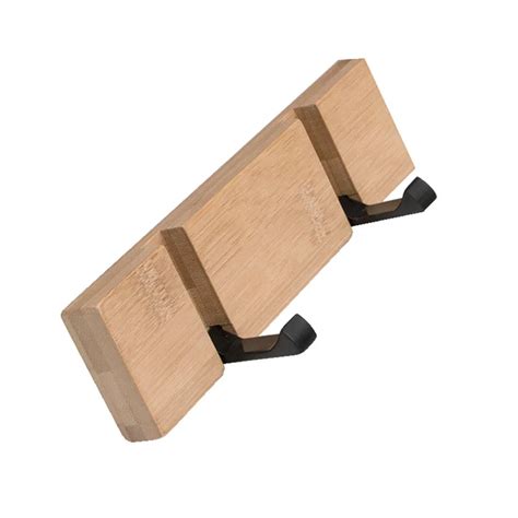 Современная Деревянная настенная вешалка крючки для одежды для хранения скрытые крючки