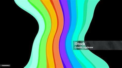 배경에 대한 검은 색과 무지개 파도 추상 적 색파 선 벽지 무지개 곡선 멀티 컬러 줄무늬 그래픽 디자인무지개 아트 라인 색상 멀티 컬러 현대 아트 라인 스타일 가리기에 대한
