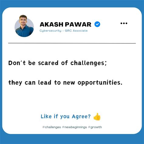 Akash Pawar On Linkedin Natural Important Afraid Challenges Opportunities Growth Learn…