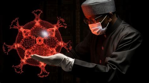 Premium Ai Image Scientist Studies Dna Virus Molecule