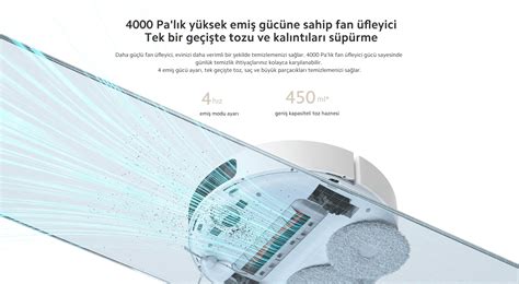 Xiaomi Robot Vacuum S10+ Robot Süpürge (Xiaomi Türkiye Garantili)