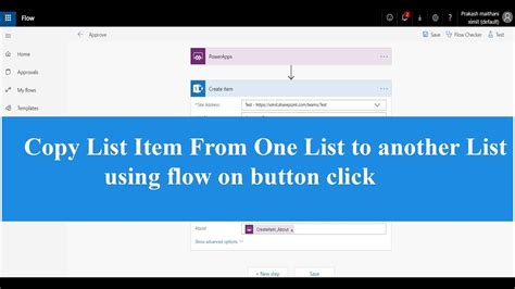 copy list item from one list to another list with flow on powerapps button click youtube