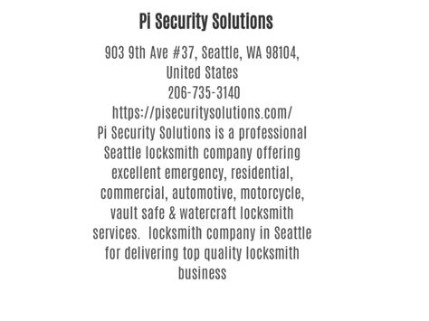 PPT Pi Security Solutions PowerPoint Presentation Free Download ID