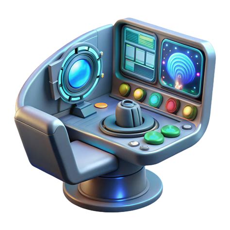 Distinguished Creative Spaceship Cockpit Display Holographic Interface