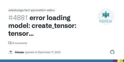 Error Loading Model Createtensor Tensor Blk0ffngateweight Not