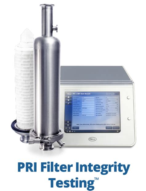 Filter Integrity Test Procedure Mttvu
