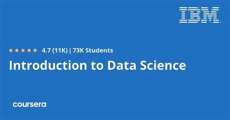 Introduction To Data Science Specialization Coursya