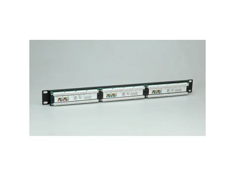 VALUE Cat 5e Class D 19 Patch Panel 24 Ports UTP Black SECOMP International AG