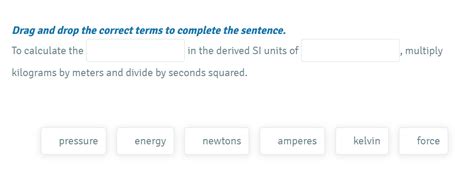 Drag And Drop The Correct Terms To Complete The Sentence To Calculate Th