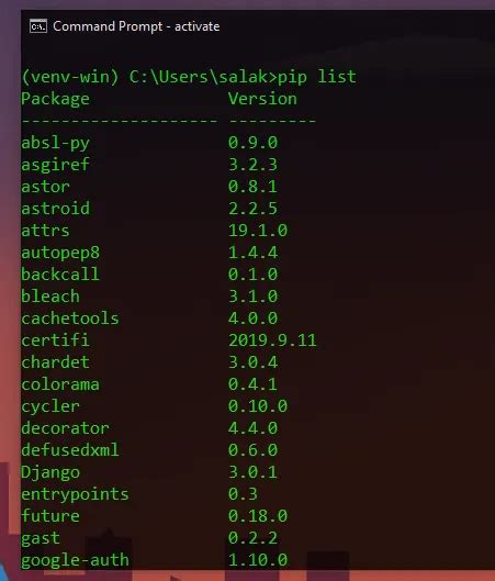 Activating Python Virtual Environment With Custom Batch Script By Saw