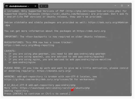 ubuntu에서 php를 설치하는 방법 insidebox