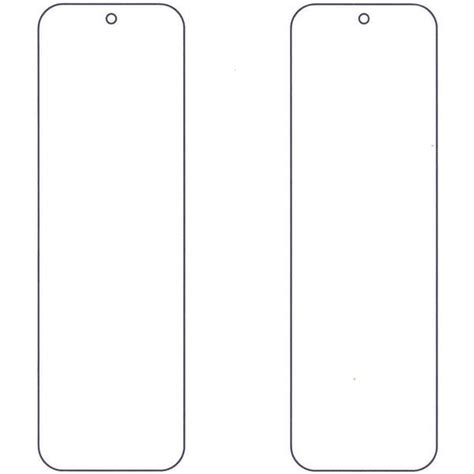Blank Bookmarks Printable