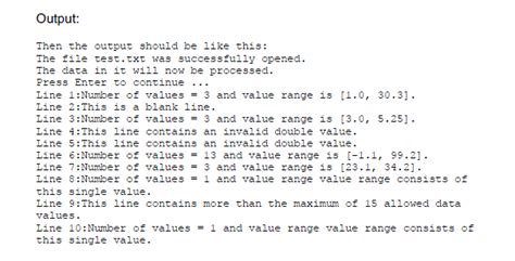 Solved Your Task Is To Write A Program That Uses A Textfile