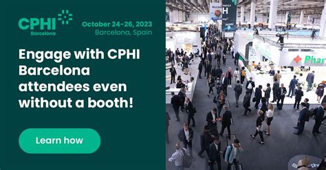 Cphi On Linkedin Become A Sponsor At Cphi Barcelona