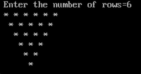 Crawling Coders Printing An Inverted Pyramid Pattern Of An Asterisk