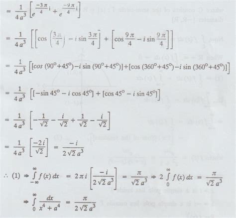 Problems Based On Contour Integration Method 2 Solved Example Problems