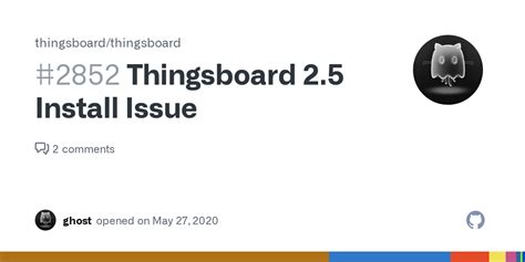 Thingsboard 25 Install Issue · Issue 2852 · Thingsboardthingsboard