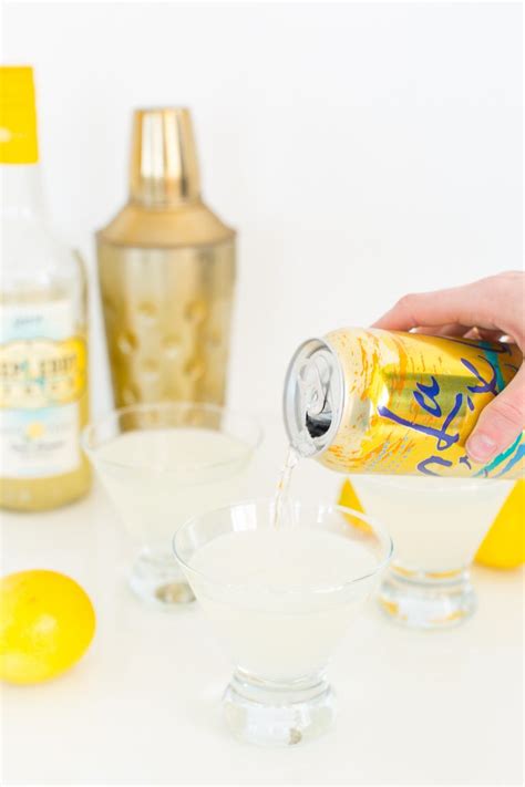 Lemon Drop Sparkletini Recipe Pizzazzerie
