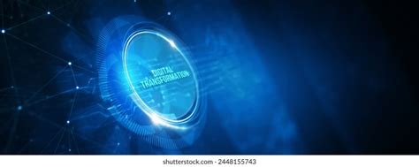 Concept Digitization Business Processes Modern Technology Stock