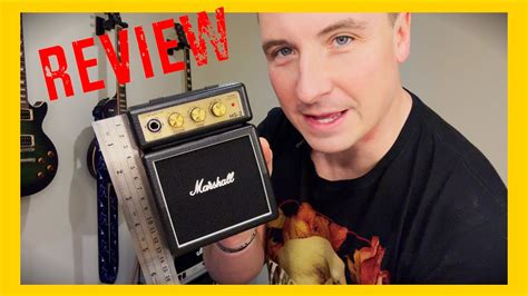 Review Marshall Ms2 Micro Stack Amplifier Mini Youtube