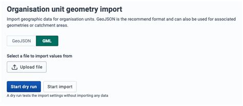 Importexport Dhis2 Documentation