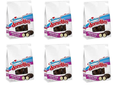 Hostess Donettes Frosted Mini Donuts Chocolate Flavored Donuts 10